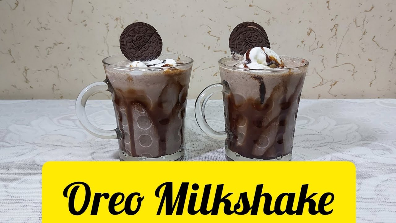 How to make Oreo Milkshake | 4 Ingredient easy milkshake in 2 Mins ...