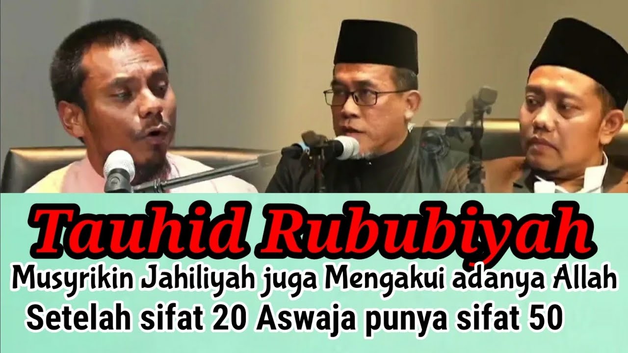 Ust.Salman ali Vs Duo Aswaja - Penjelasan tauhid Rububiyah (Orang kafir ...