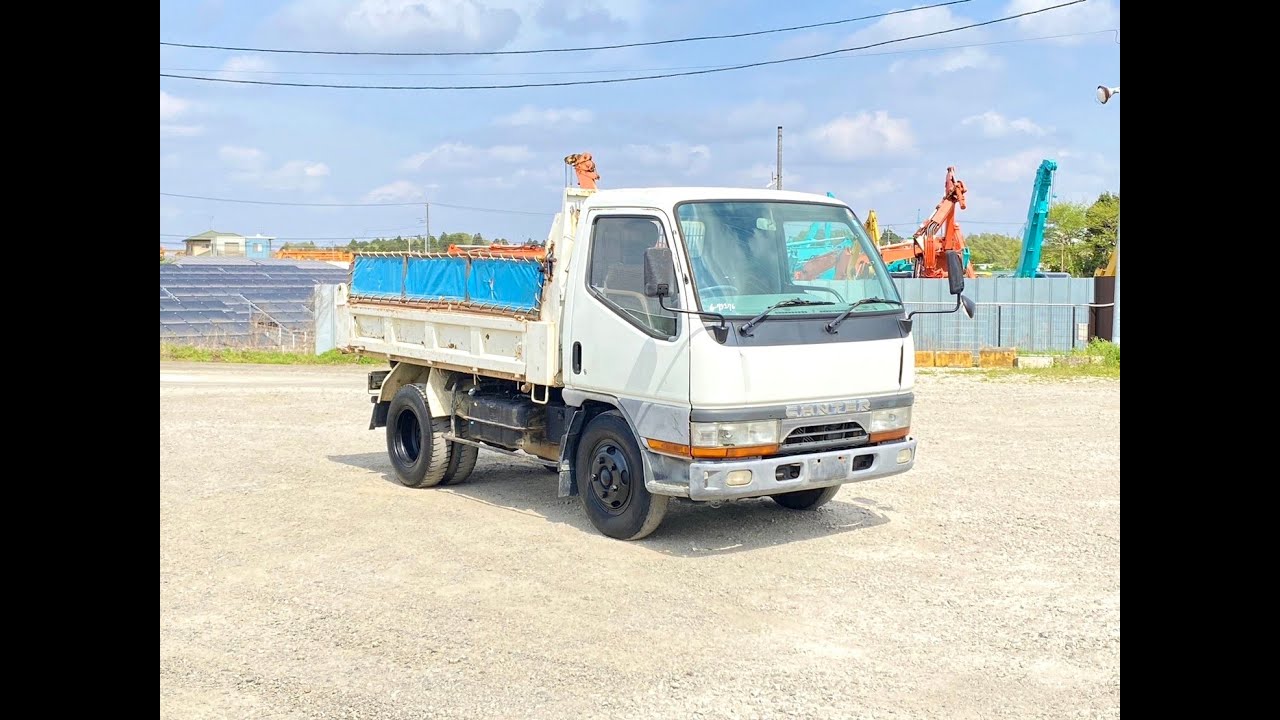1995 Model, Mitsubishi Canter Dumper, 4D33 Engine, High Deck !! - YouTube