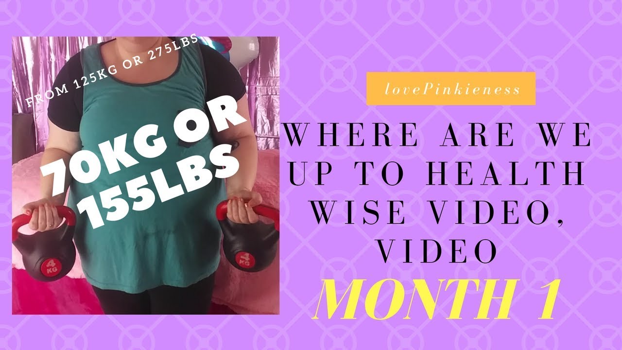 Month one of the Pinkie 5 month challenge - 70kg / 125lbs weight loss ...