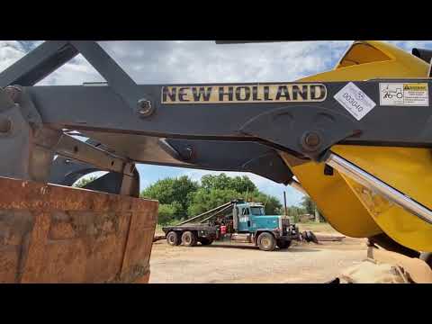 New Holland B95BTC Diesel 4x4 Backhoe - #3040 - YouTube