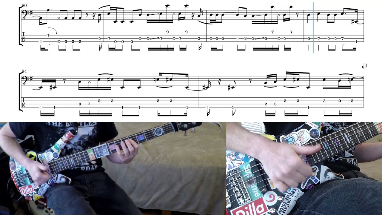 Space Scraper - Toshiki Kadomatsu - Bass Cover with Tab - YouTube