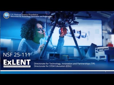 Office Hours: Intro to the NSF ExLENT program - YouTube