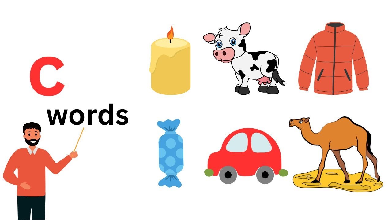 WORDS THAT START WITH Cc | 'C' Words | Phonics | Initial Sounds | LEARN ...