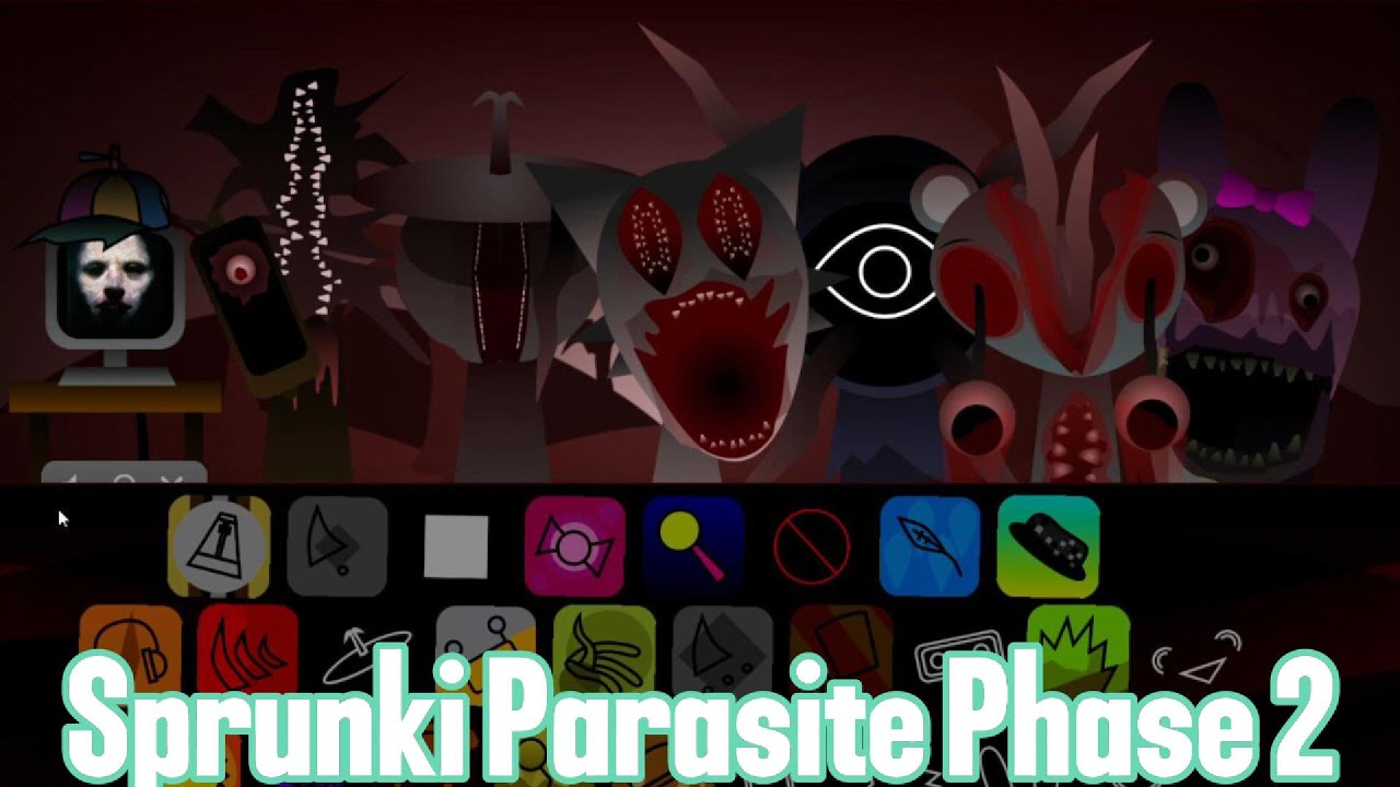 Sprunki Parasite Phase 2, All Character Beats!!! - YouTube