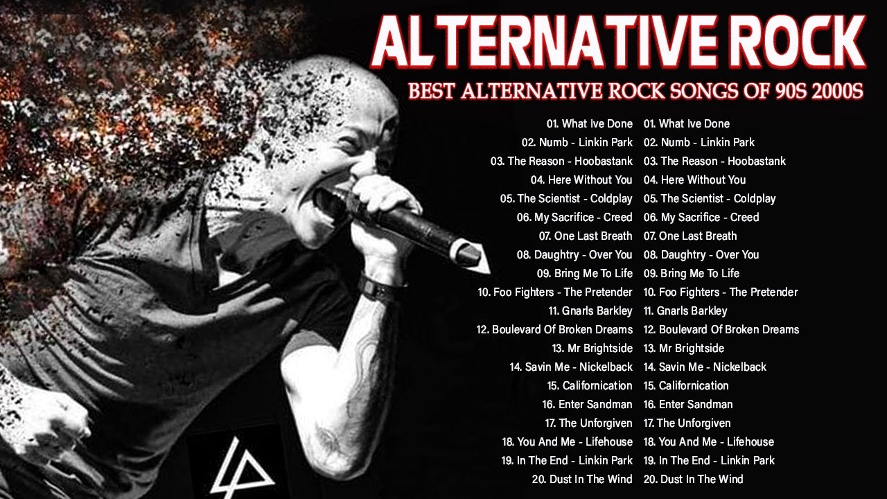 Alternative Rock Of The 2000s - Linkin park, Creed, AudioSlave, Hinder ...