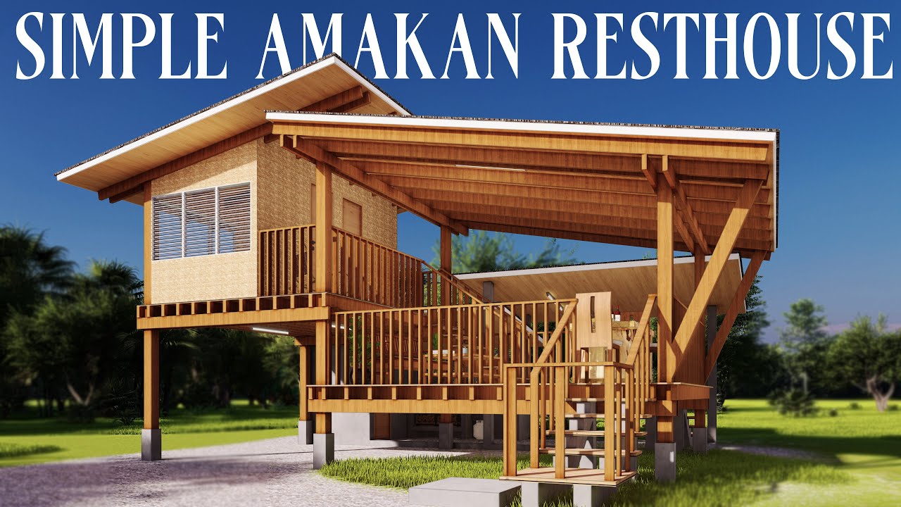 Small Amakan Rest House | 48.75 SQM | 2 Bedrooms | Low cost Pinoy House ...