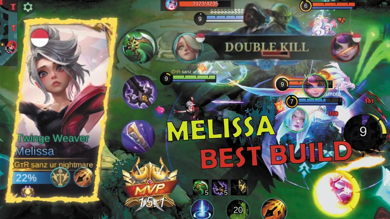 Build Tersakit Melissa Tier Legend 2024 - Mobile Legends - YouTube