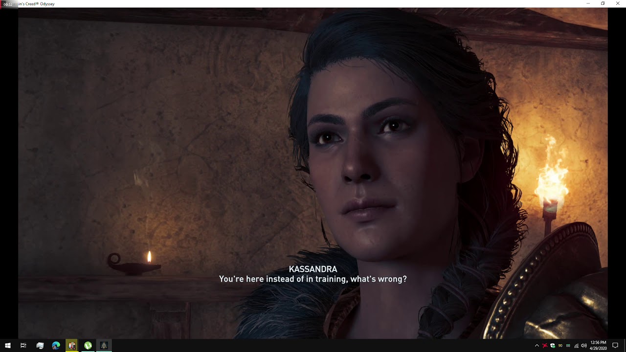 Assassin Creed Odyssey Myrrine and Brasidas go to spartan home - YouTube