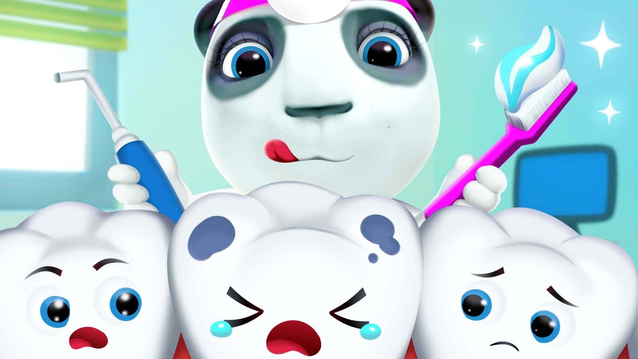 How Dr. Panda Saves Her Friends' Teeth | Funny Kids Songs + More ...