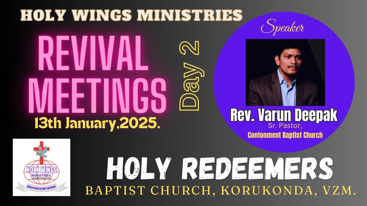 DAY 2 Rev. Dr. VARUN DEEPAK's Message - YouTube