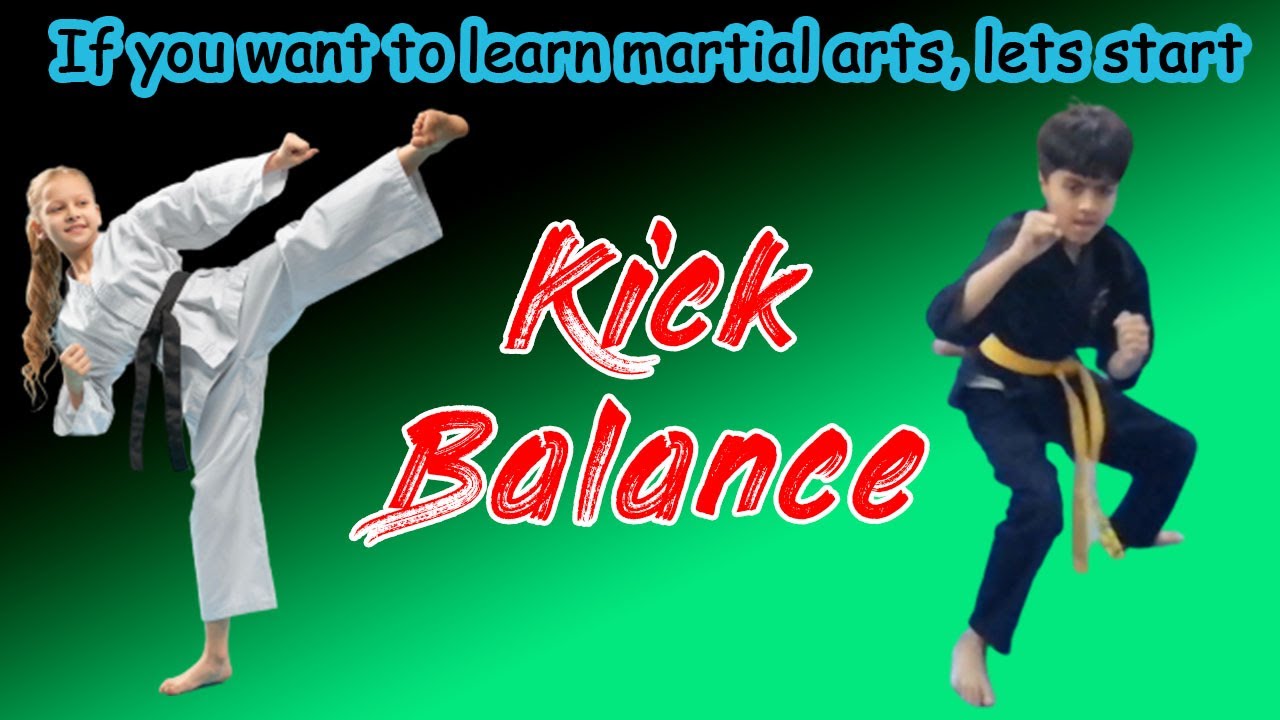 Kick Balance🔥Karate Training For Beginners🔥 How to Learn Martial Arts ...