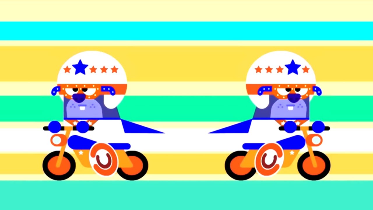 Duggly Racing Bike Sparta Pitch Hey Duggee Logo Effects Sponsored ...