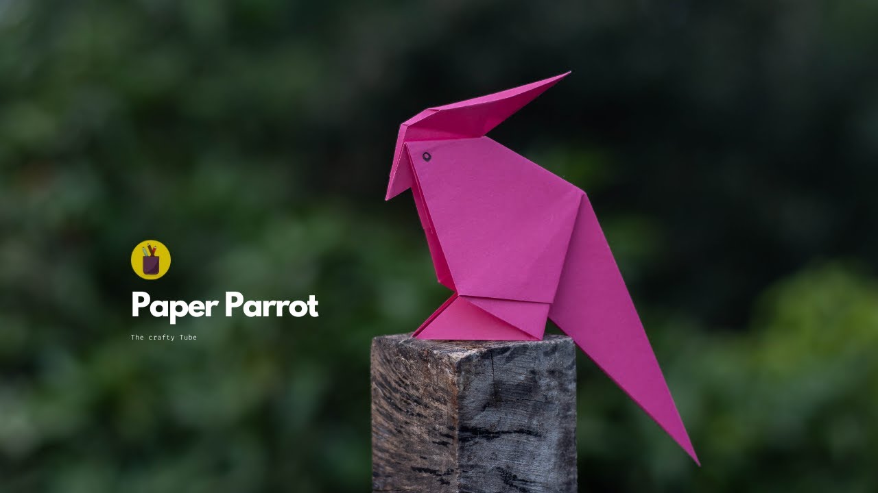 Creating an Origami Parrot: Step-by-Step Tutorial | Paper Craft - YouTube