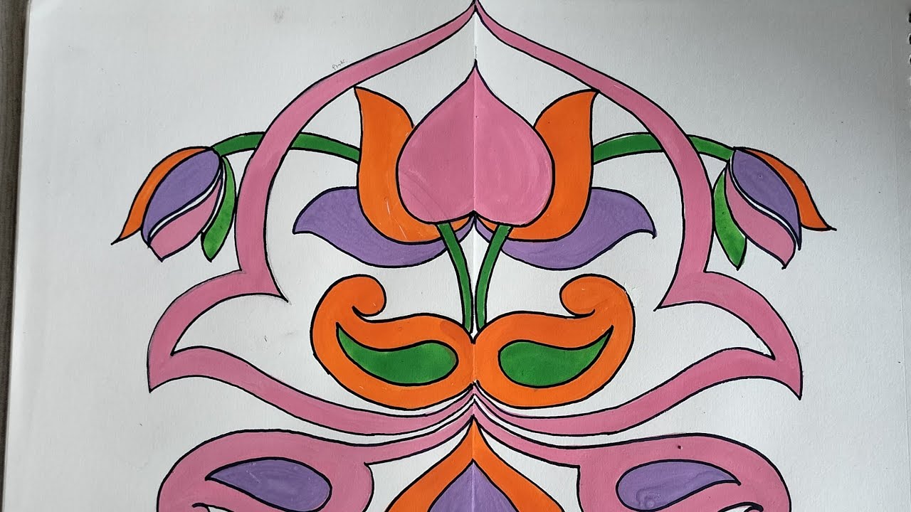 @MUKTA HASTA CHITRA||FREEHAND||ART||DESIGN||PATTERN||FLOWERS||HOW TO ...