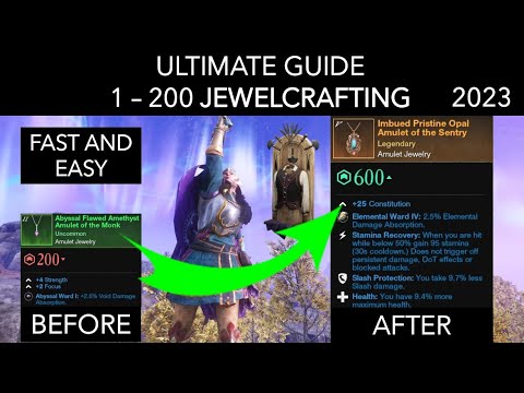 Ultimate 1 - 200 Jewelcrafting Guide in 2023! - New World - YouTube