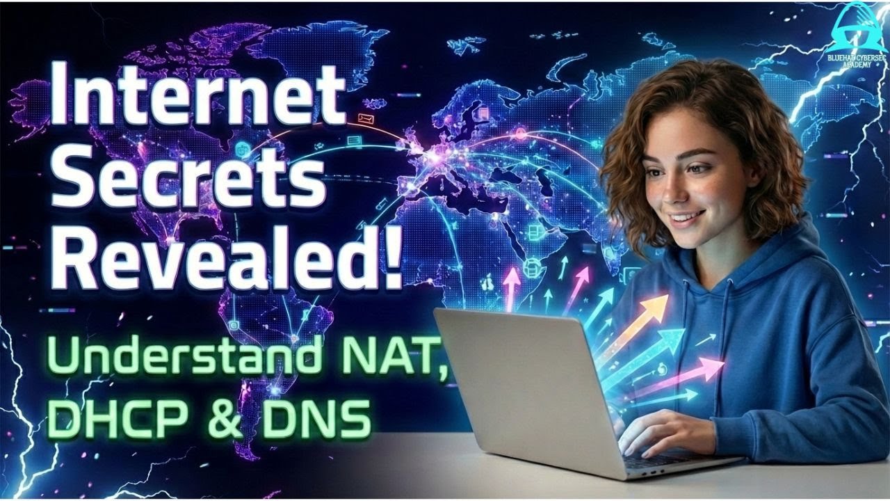 NAT, DHCP & DNS Explained Simply | Core Networking Concepts for ...