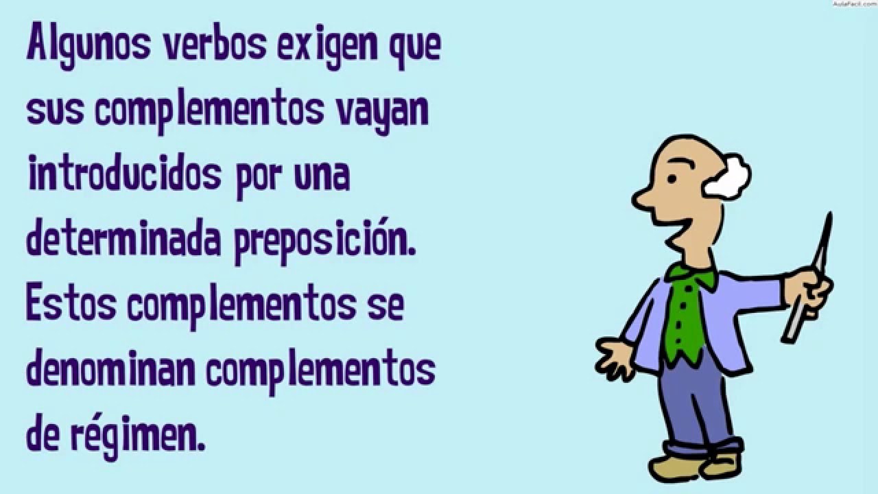 Complemento de Régimen/Lengua 2 ESO/AulaFacil.com - YouTube