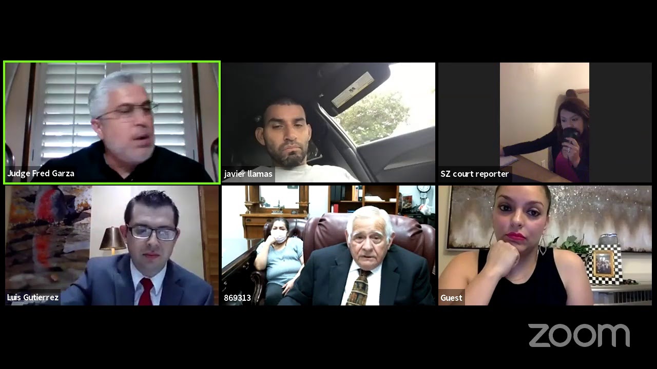 Judge Fred Garza's Zoom Meeting - YouTube