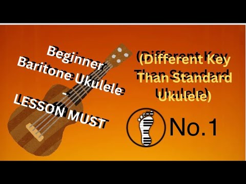 Beginner Baritone Ukulele - FIRST LESSON MUST (Different Key Than ...