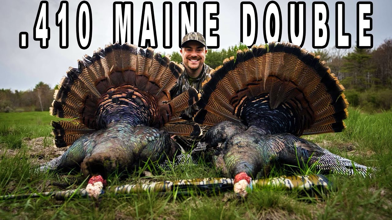 An EPIC Day of MAINE TURKEY HUNTING | .410 Turkey Hunt - YouTube