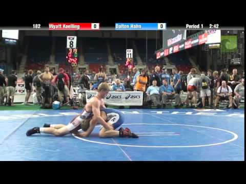 182 Wyatt Koelling vs. Dalton Hahn - YouTube