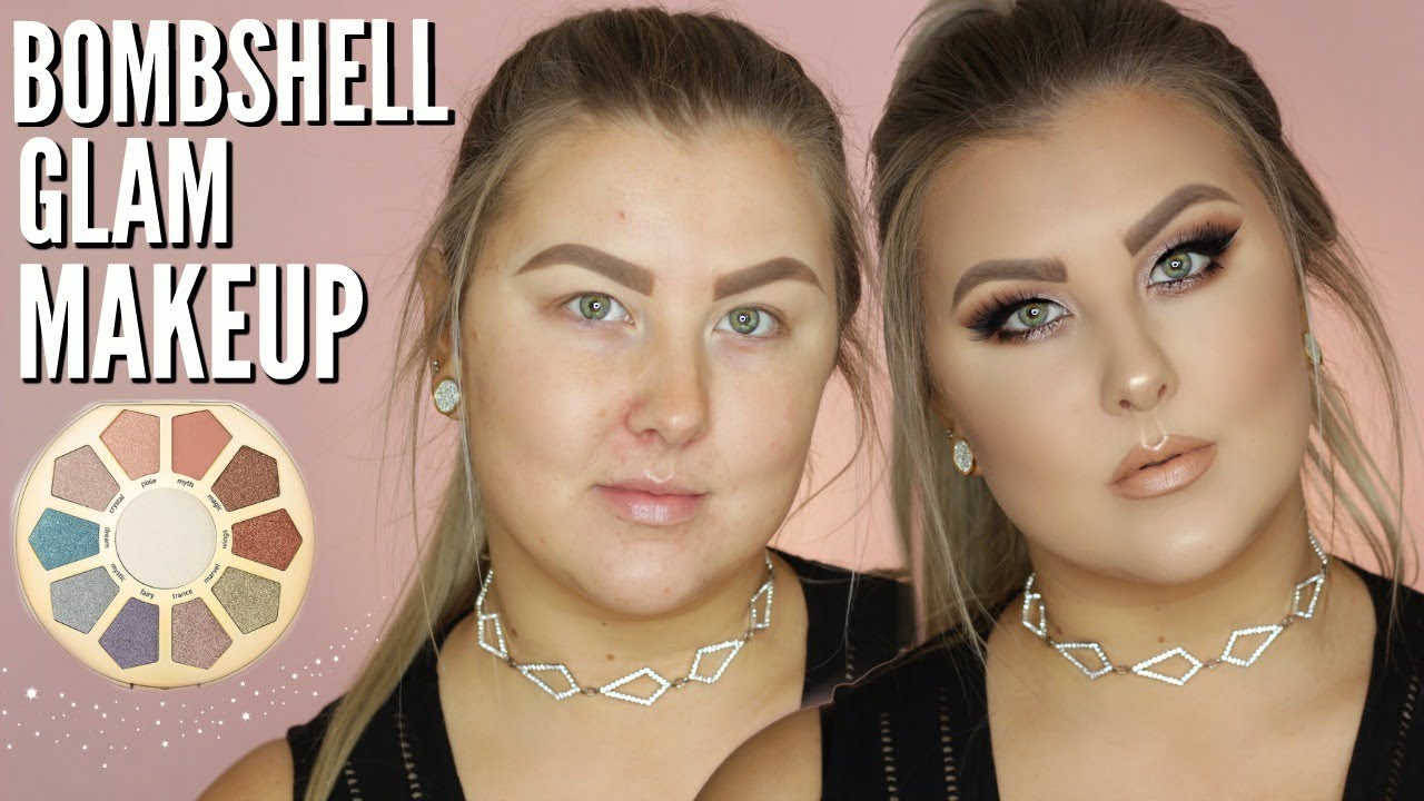 Bombshell Makeup Tutorial / Tartelette In Bloom - YouTube