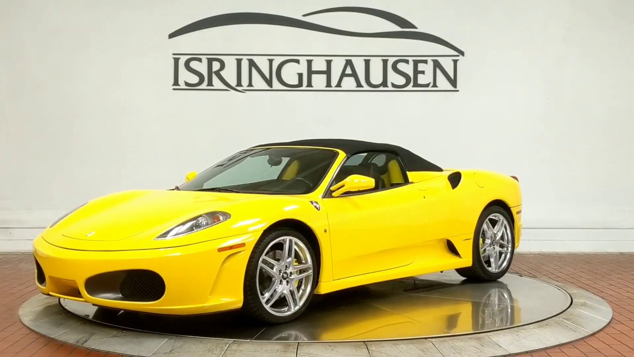 2007 Ferrari 430 Spider Convertible in Modena Yellow - 156277 - YouTube
