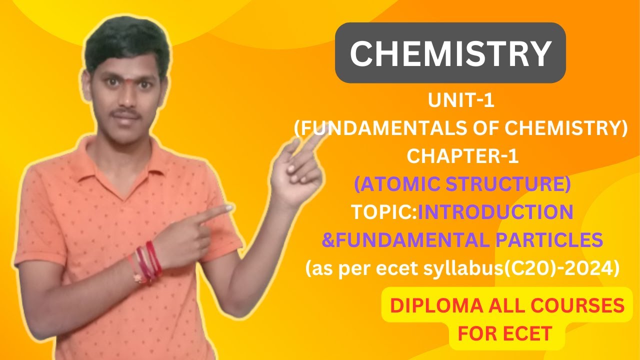 AP ECET 2024 CHEMISTRY| DIPLOMA |ATOMIC STRUCTURE |INTRODUCTION ...