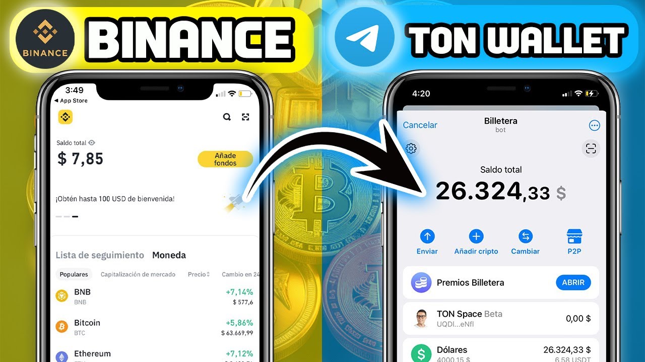 Como PASAR de Binance a Ton Wallet de 👉 Telegram (Cualquier # ...