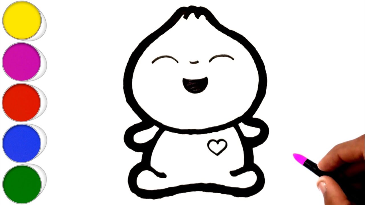 BAO Drawing and Coloring for Kids Toddlers - Learn How to Draw a BAO ...
