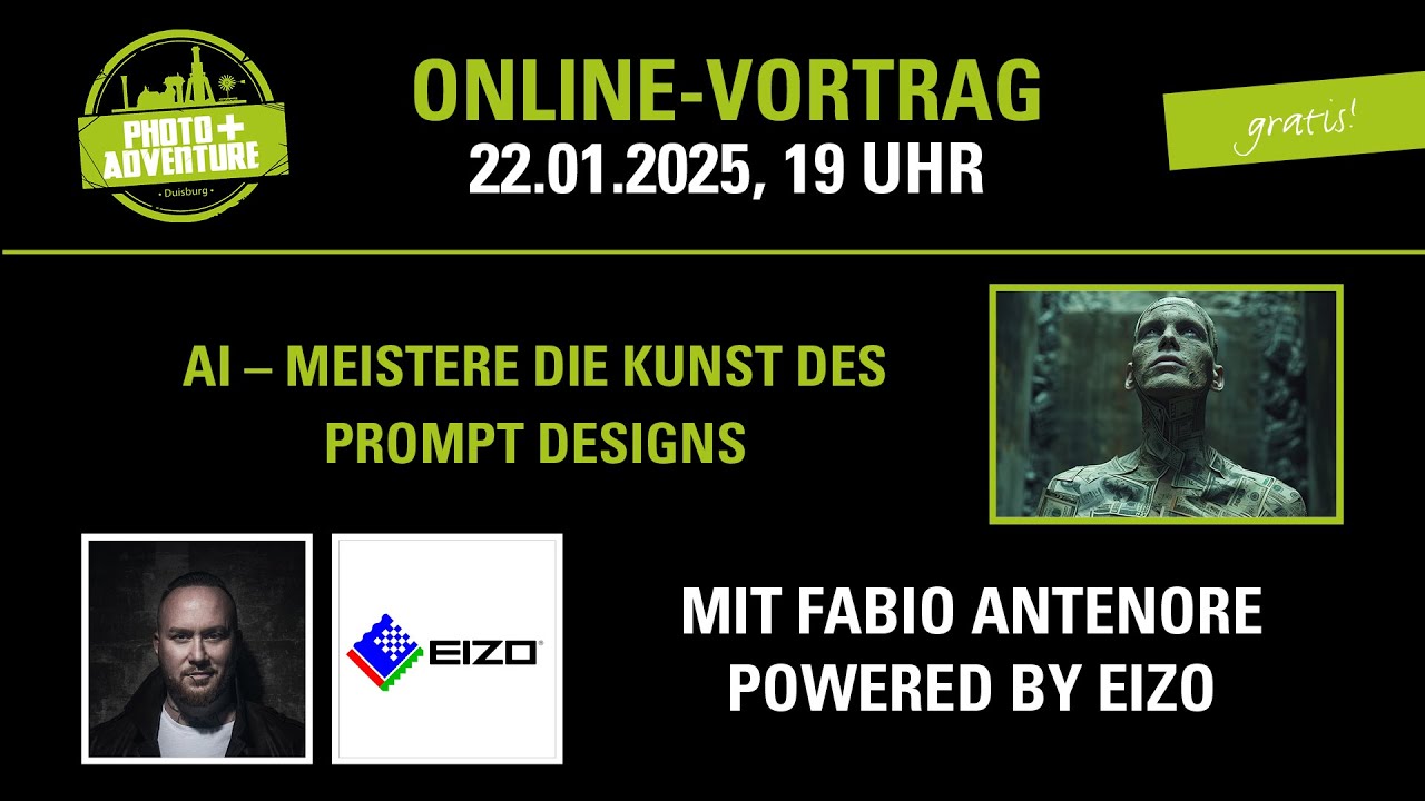 AI – Meistere die Kunst des Prompt Designs – powered by EIZO - YouTube