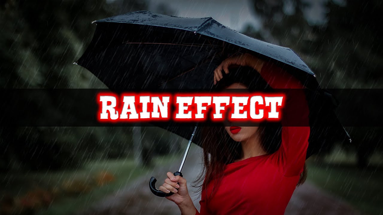 Photoshop Tutorial: How To Add Rain Effect in your Photo / Add Noise ...