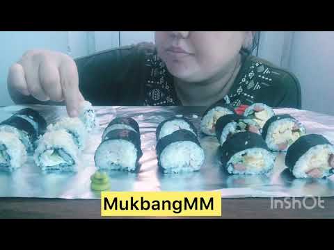 Sushi Rols / MUKBANG/ДОМАШНЫЕ РОЛЛЫ