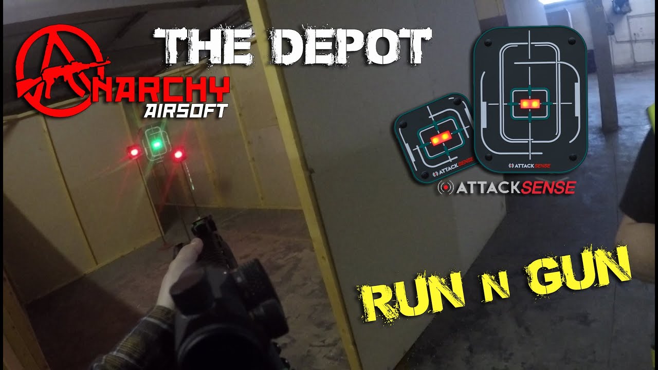 ANARCHY AIRSOFT @ The DEPOT - Attack Sense Run n Gun - YouTube