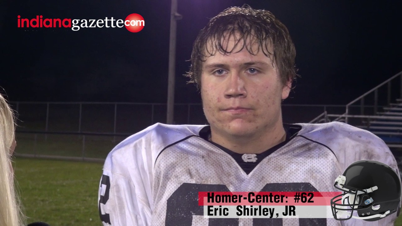 Post game interview with Homer-Center:#62 Eric Shirley - YouTube