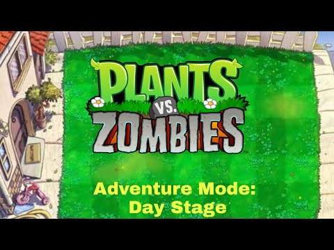 Plants vs Zombies Playthrough: Adventure Mode - Day Stage
