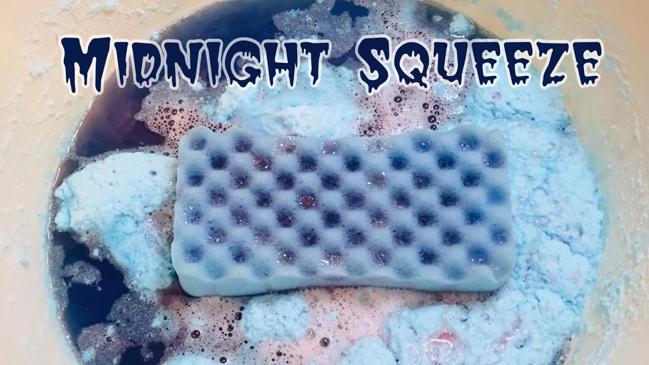 ASMR Sponge Squeeze 159.Midnight Squeeze - YouTube