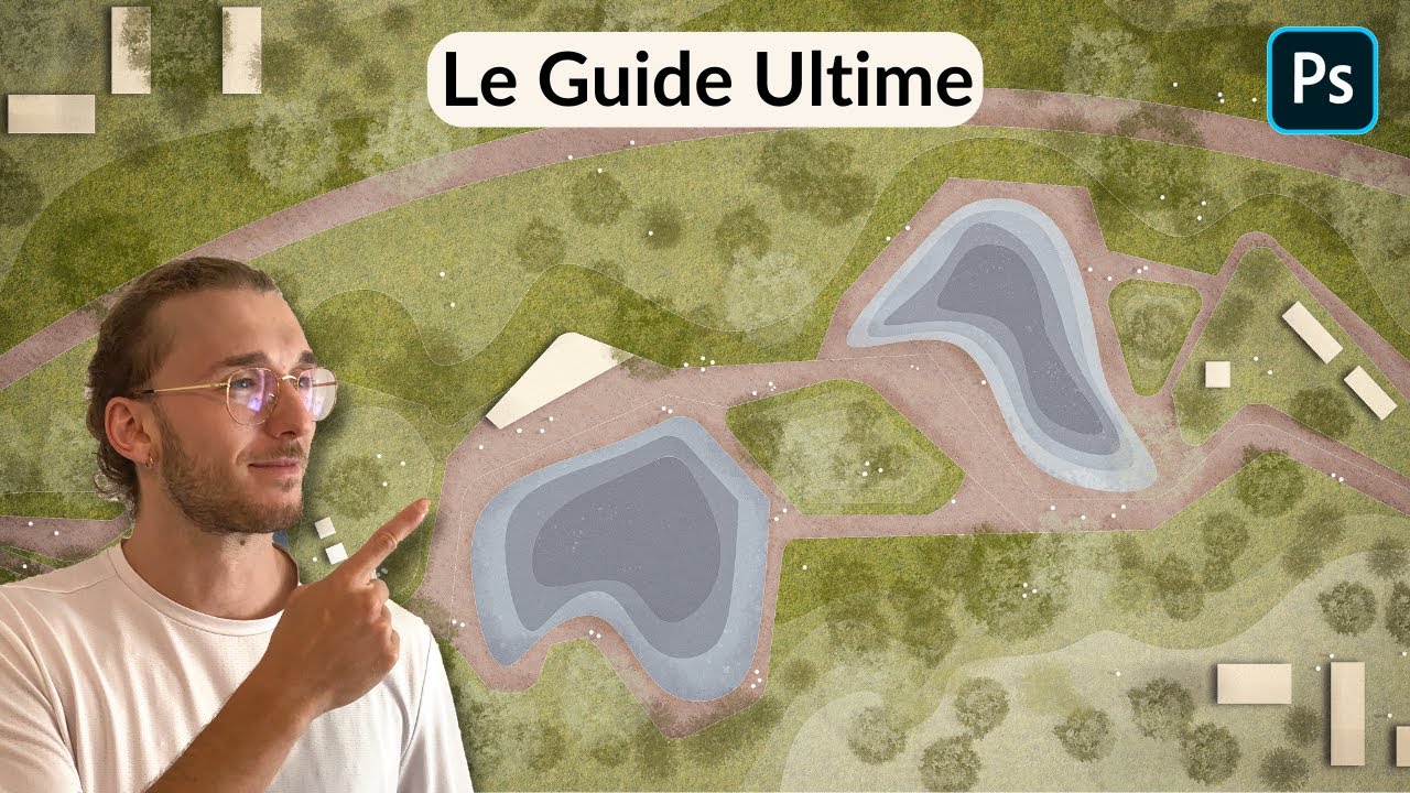 Comment créer le Plan Site d’un Projet d’Architecture avec Photoshop ...