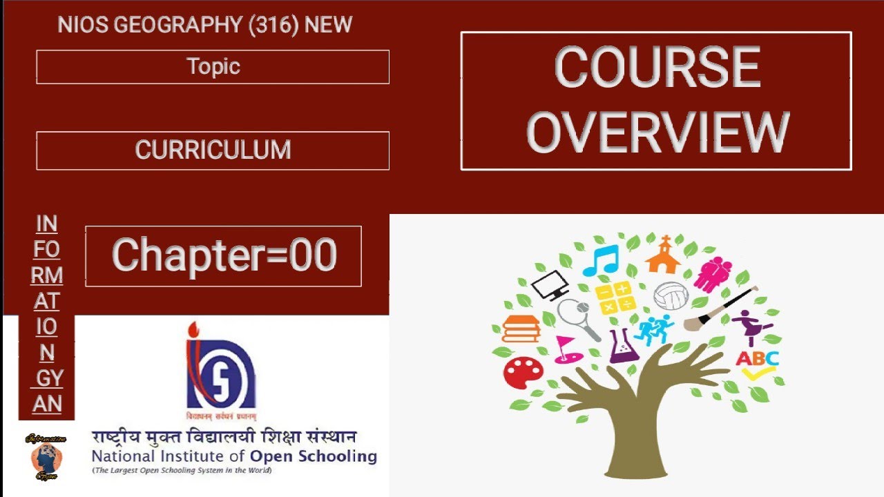 Course Overview | New Course | Class 12th | NIOS Geography भूगोल ...