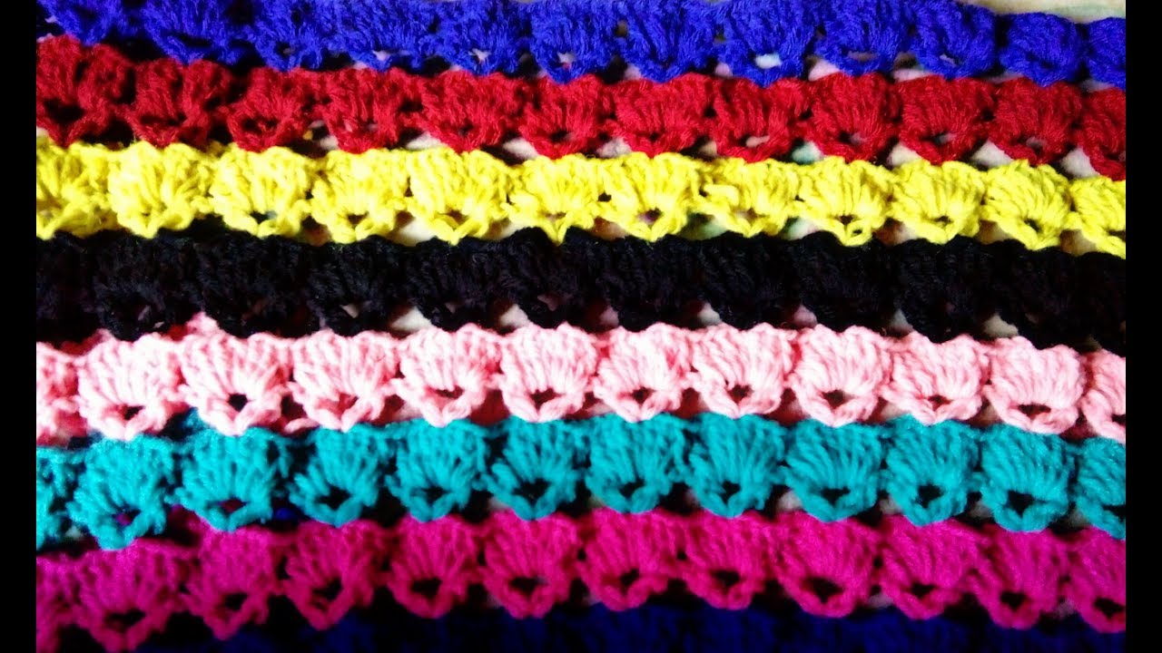 Crochet shell pattern table runner tutorial.. #2 - YouTube