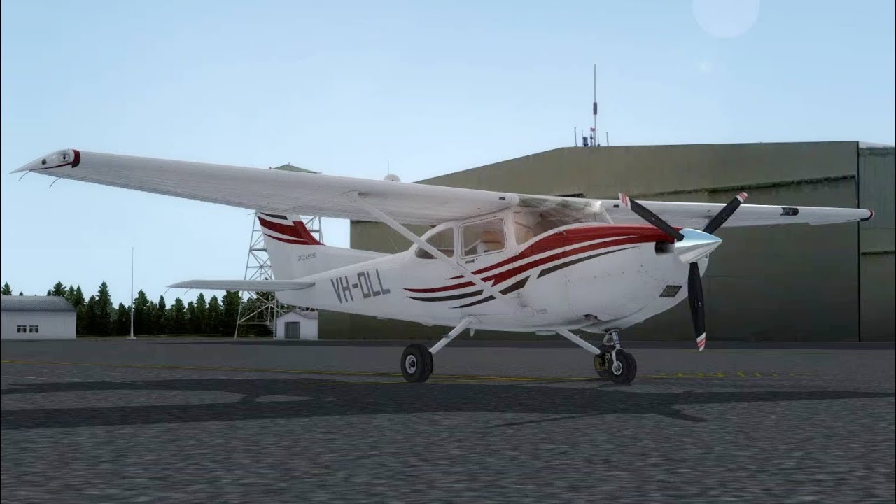 A2A Cessna 182 Skylane - Intro with startup and landing - YouTube