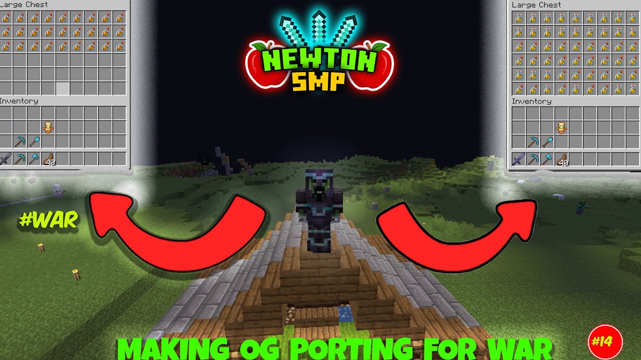 Preparing For War In Newton Smp | Crafting Portions| Part-3 #newtonSmp ...