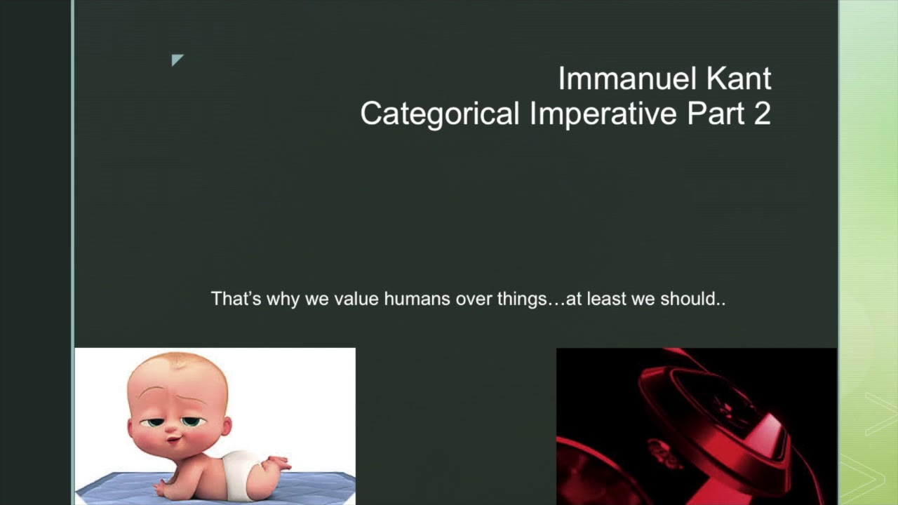 Immanuel Kant: Categorical and Hypothetical Imperatives - YouTube