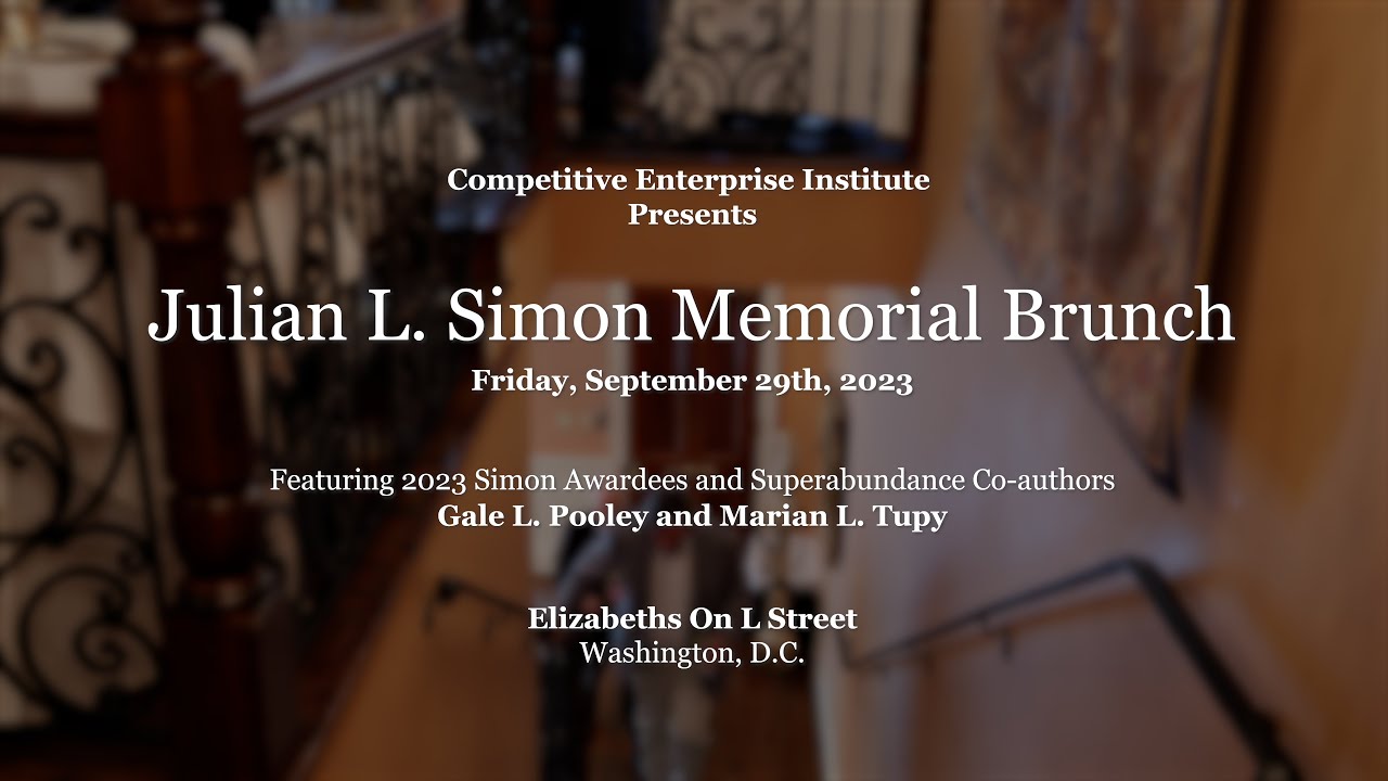 2023 Julian L. Simon Memorial Brunch (Highlights) - YouTube