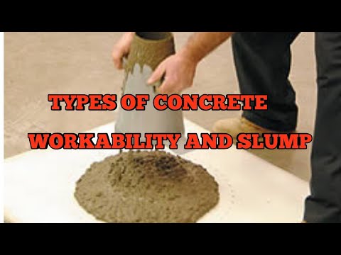 Types of workability and slump values of concrete - YouTube