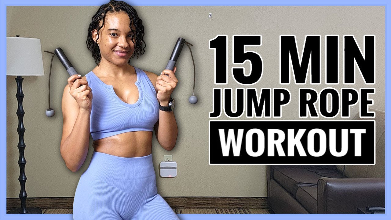 GET FIT FAST WITH THIS 15 MINUTE JUMP ROPE CHALLENGE! Burn Belly Fat ...