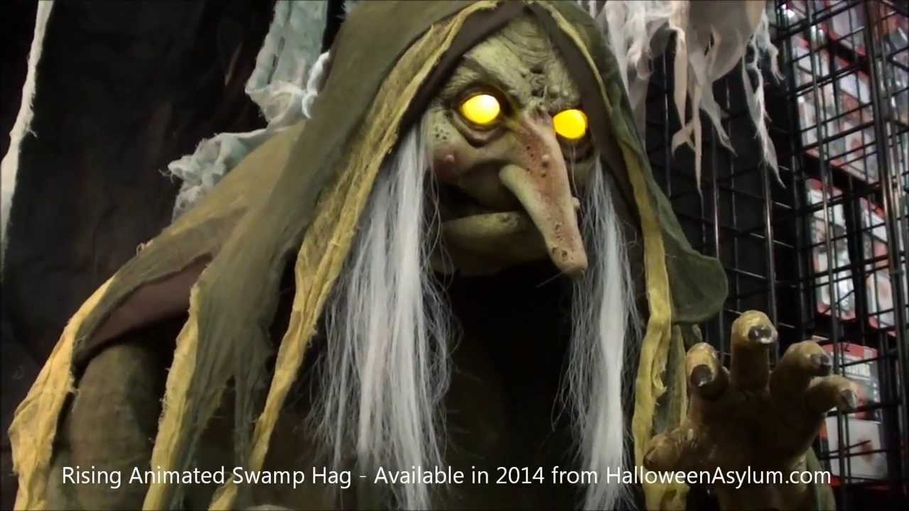 Animated Rising Swamp Hag - HalloweenAsylum.com - YouTube