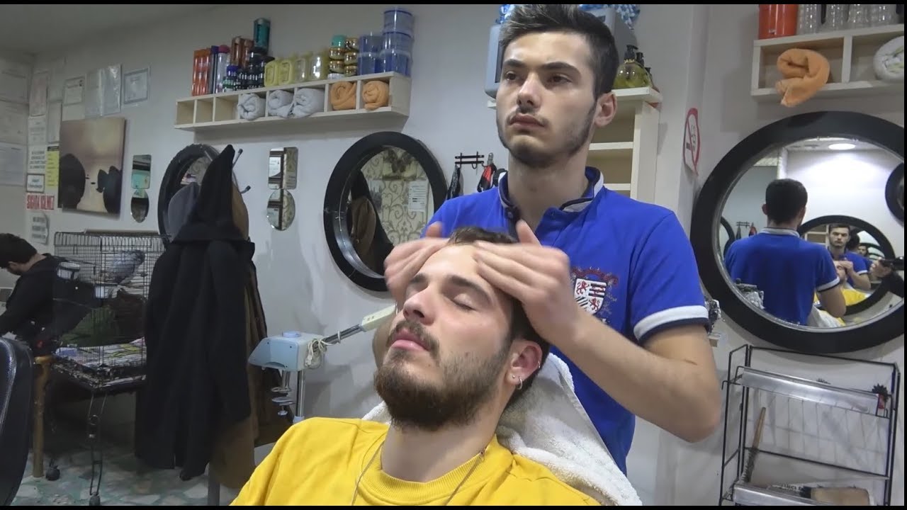 ASMR Turkish Barber Face,Head and Body Massage 192 - YouTube