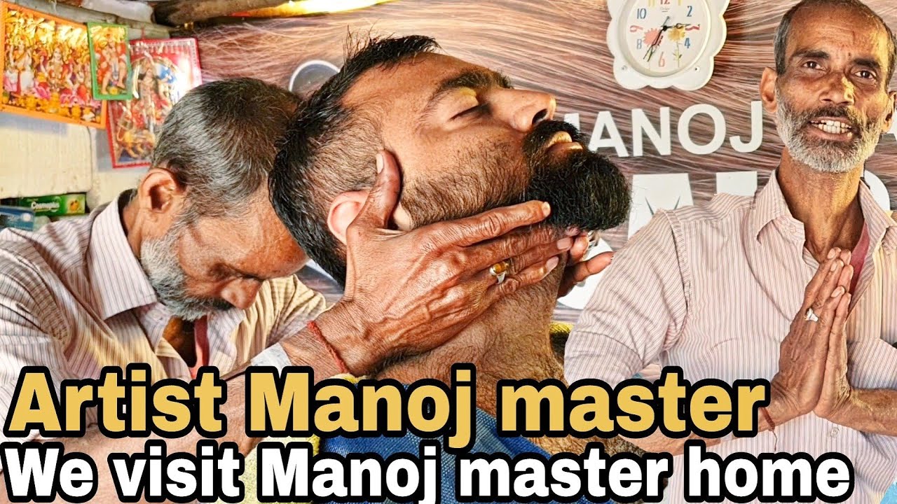Manoj master Head massage with artist with back massage & neck cracking ...